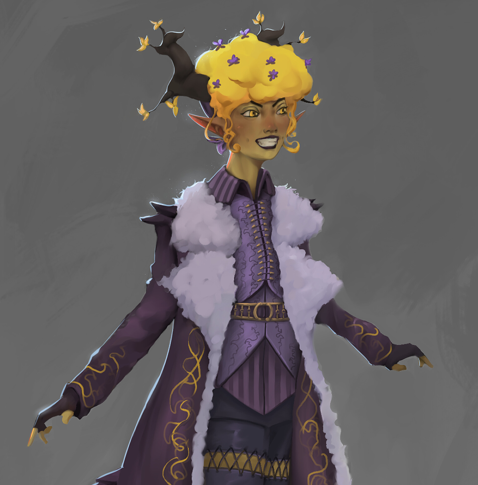 ArtStation - Personal Project - Revari - Tiefling Ranger