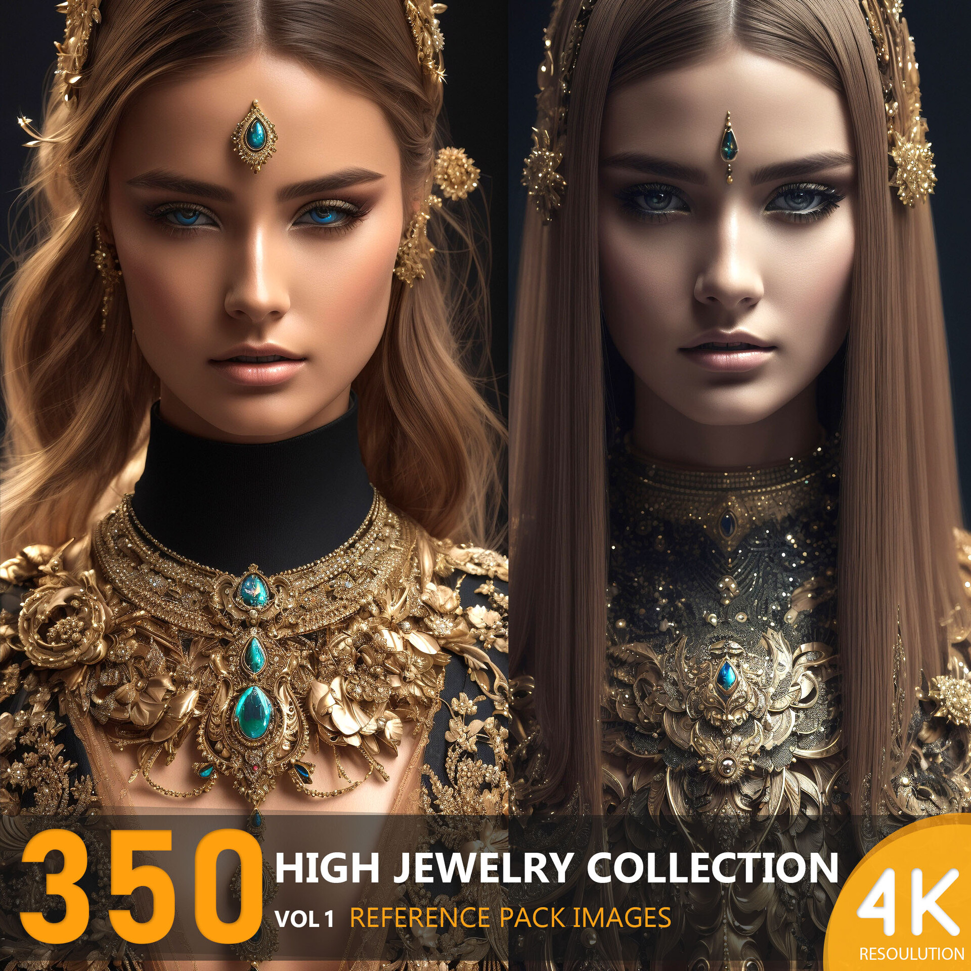 ArtStation - High Jewelry Collection Vol1-4K|Reference pack Images