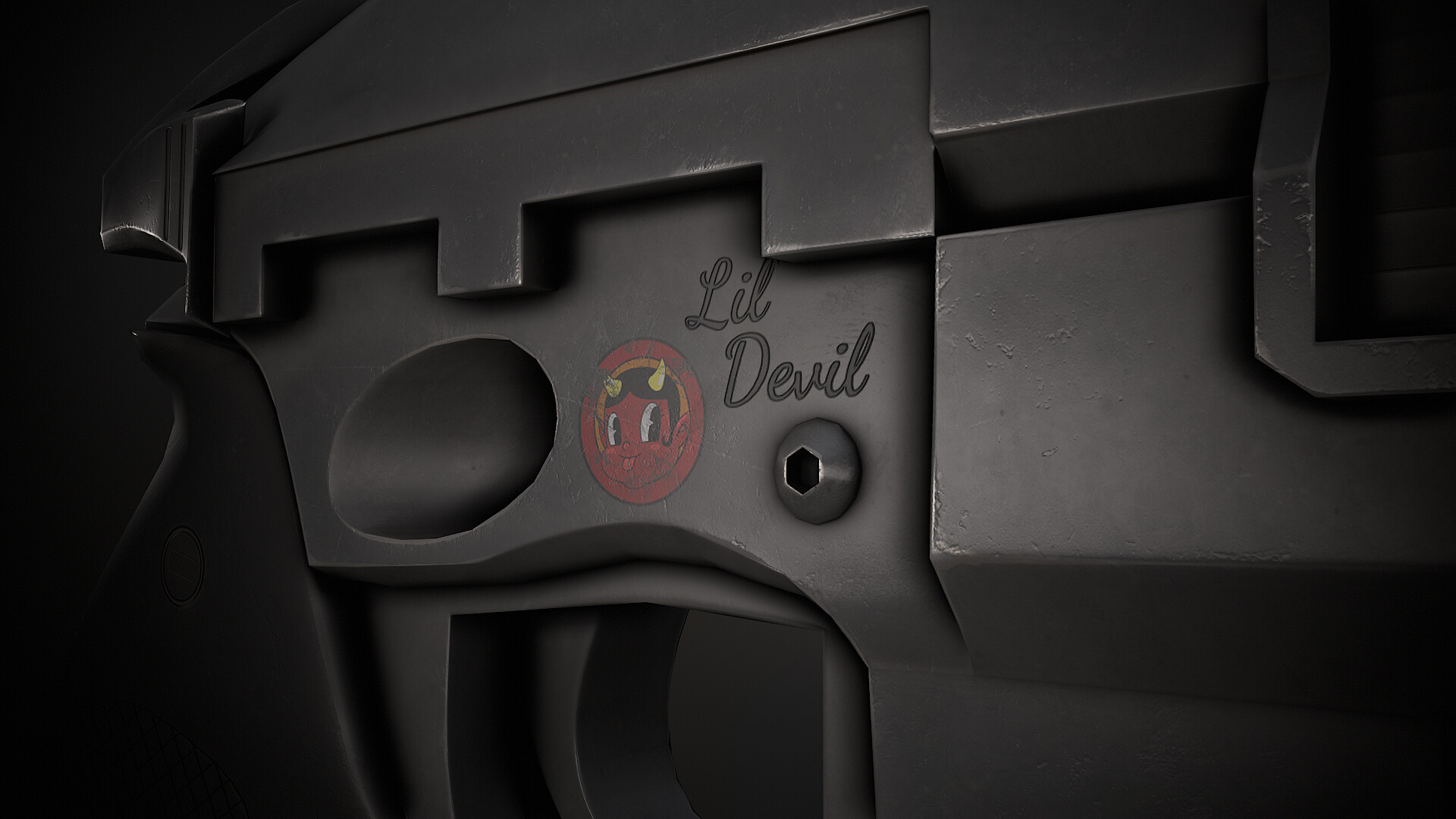 ArtStation - 12.7 mm Pistol "Lil' Devil" from Fallout New Vegas