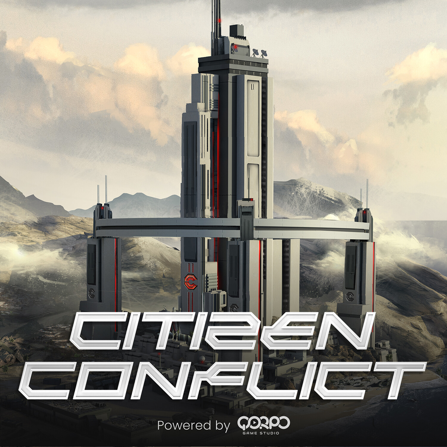 ArtStation - Citizen Conflict: Tutorial Level Exterior