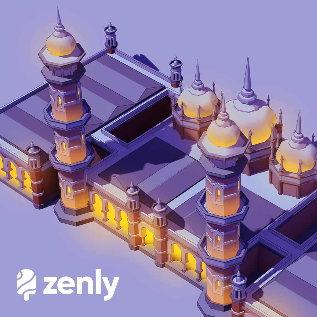 ArtStation - Zenly landmarks concept art
