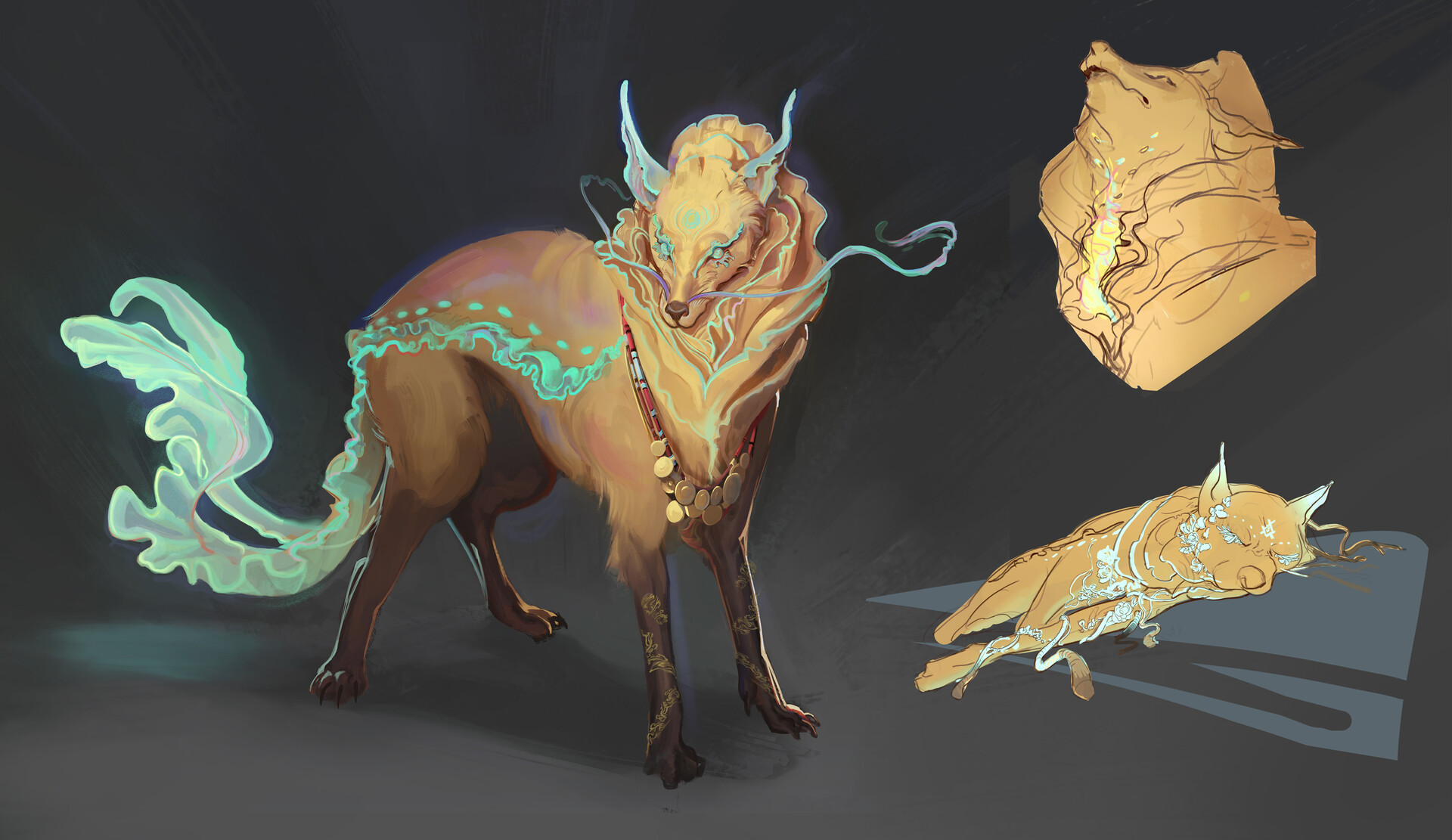 ArtStation - Men at Arms - Angua's wolf form