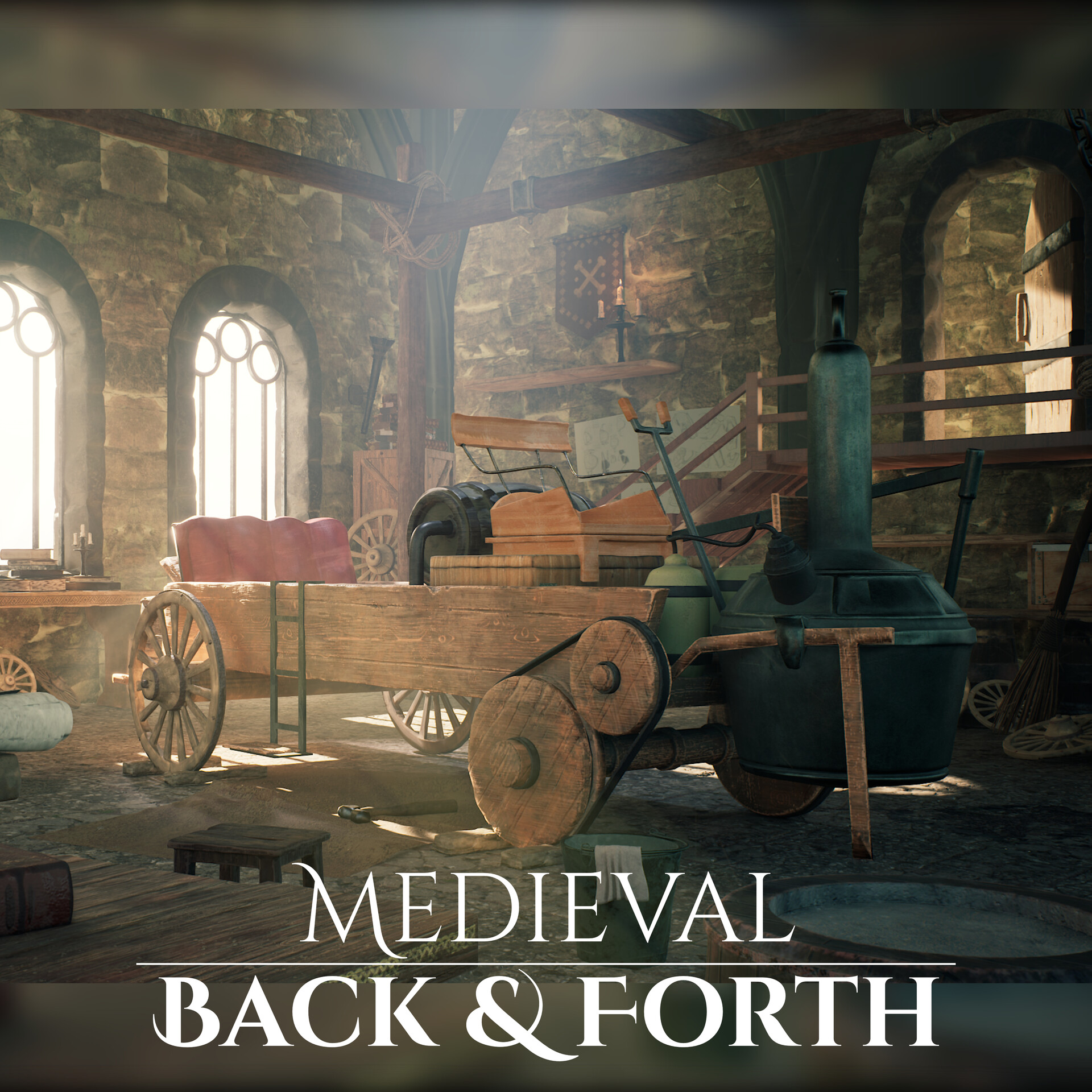 ArtStation - AS Challenge : Medieval Back and Forth (Real-Time Game ...