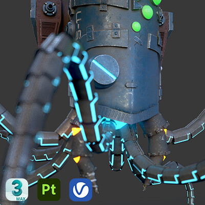 ArtStation - Squid Mech