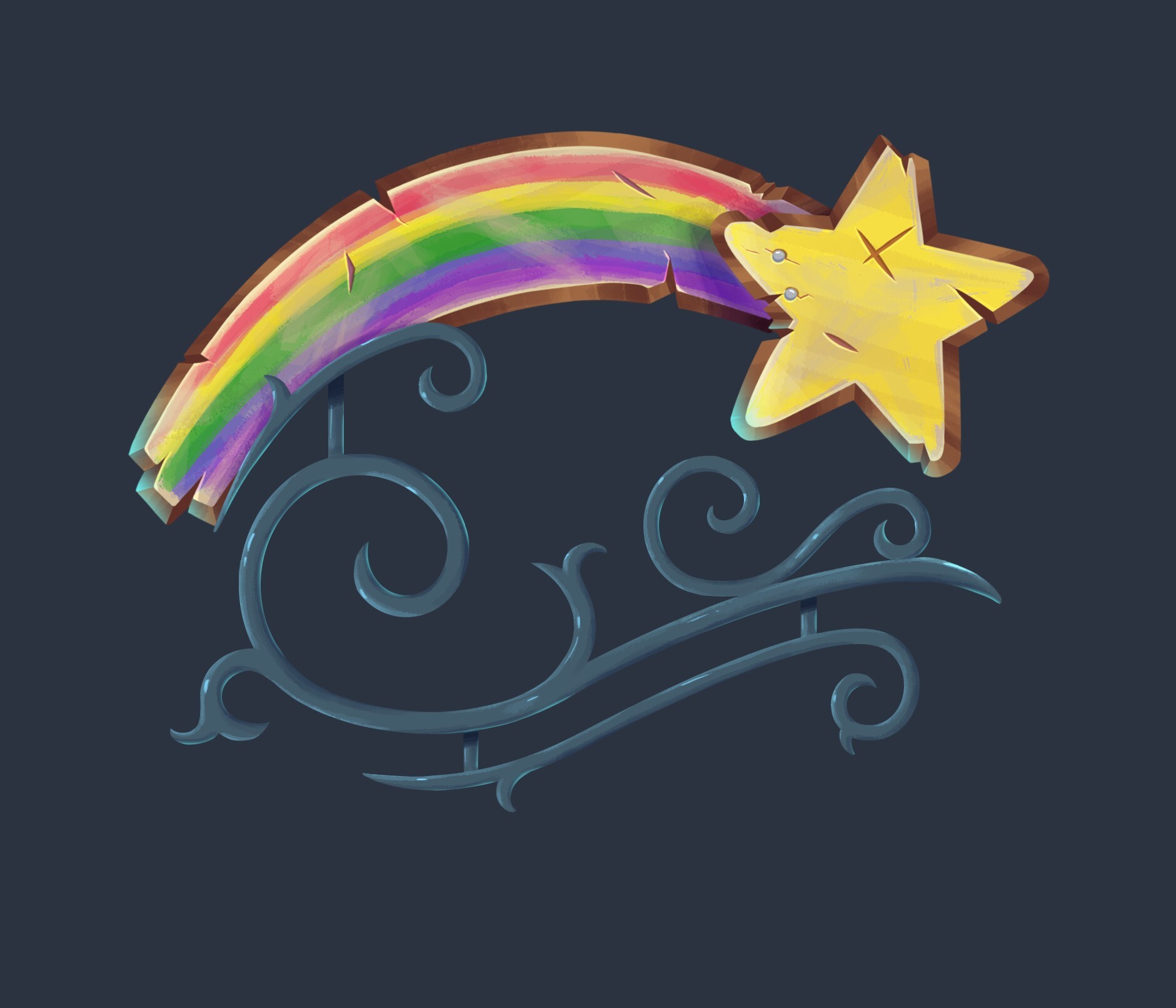 ArtStation - RAINBOW SIGN