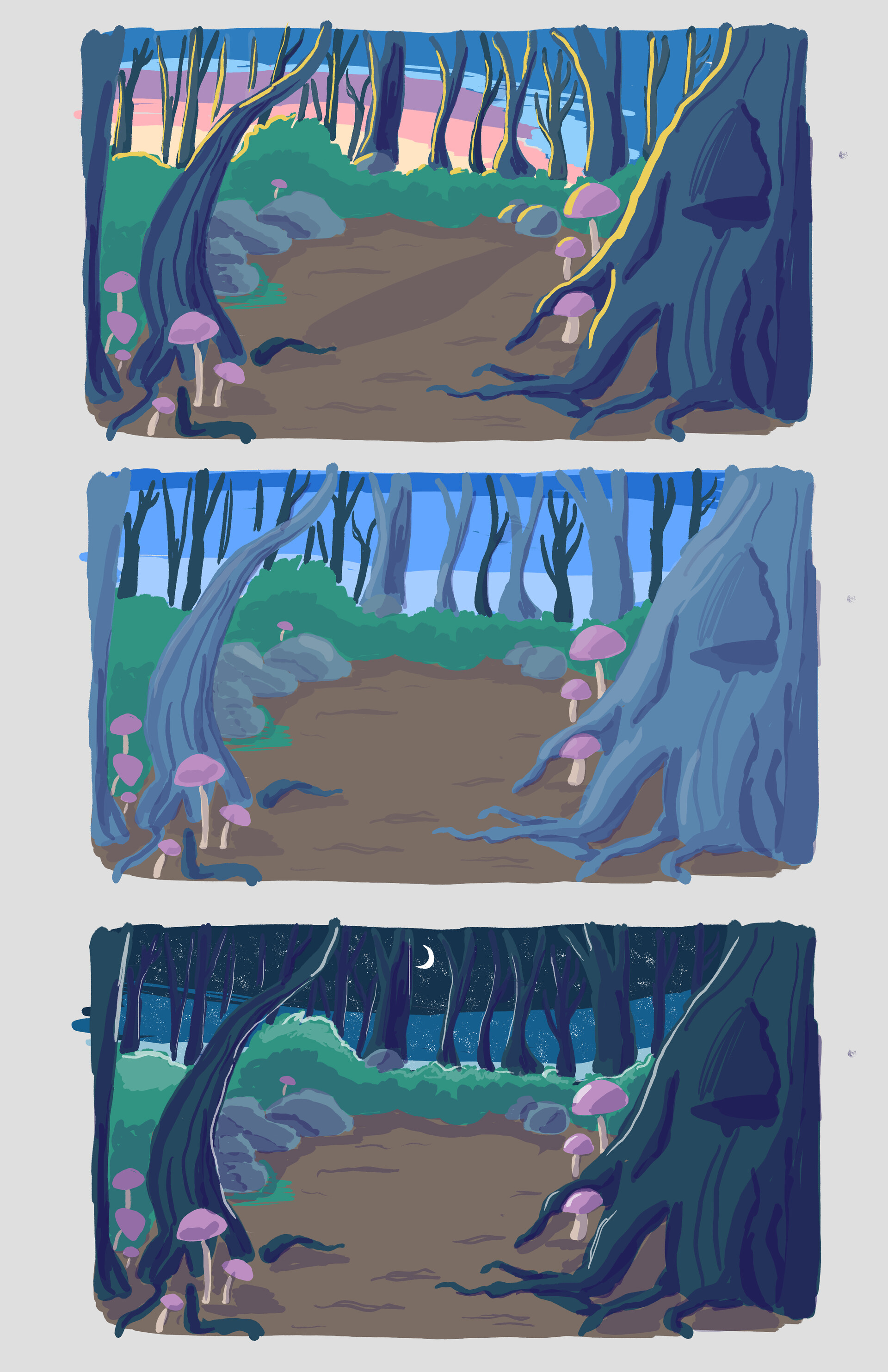 ArtStation - Forest development