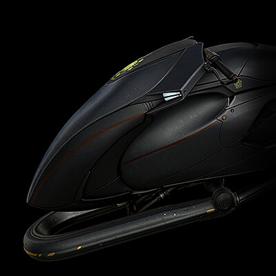 ArtStation - Hover-Bike Model Two