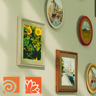 ArtStation - Procedural Picture Frame | Houdini