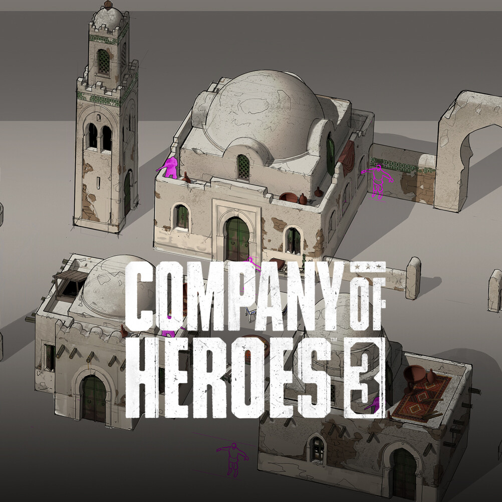ArtStation - Coh 3 | North africa