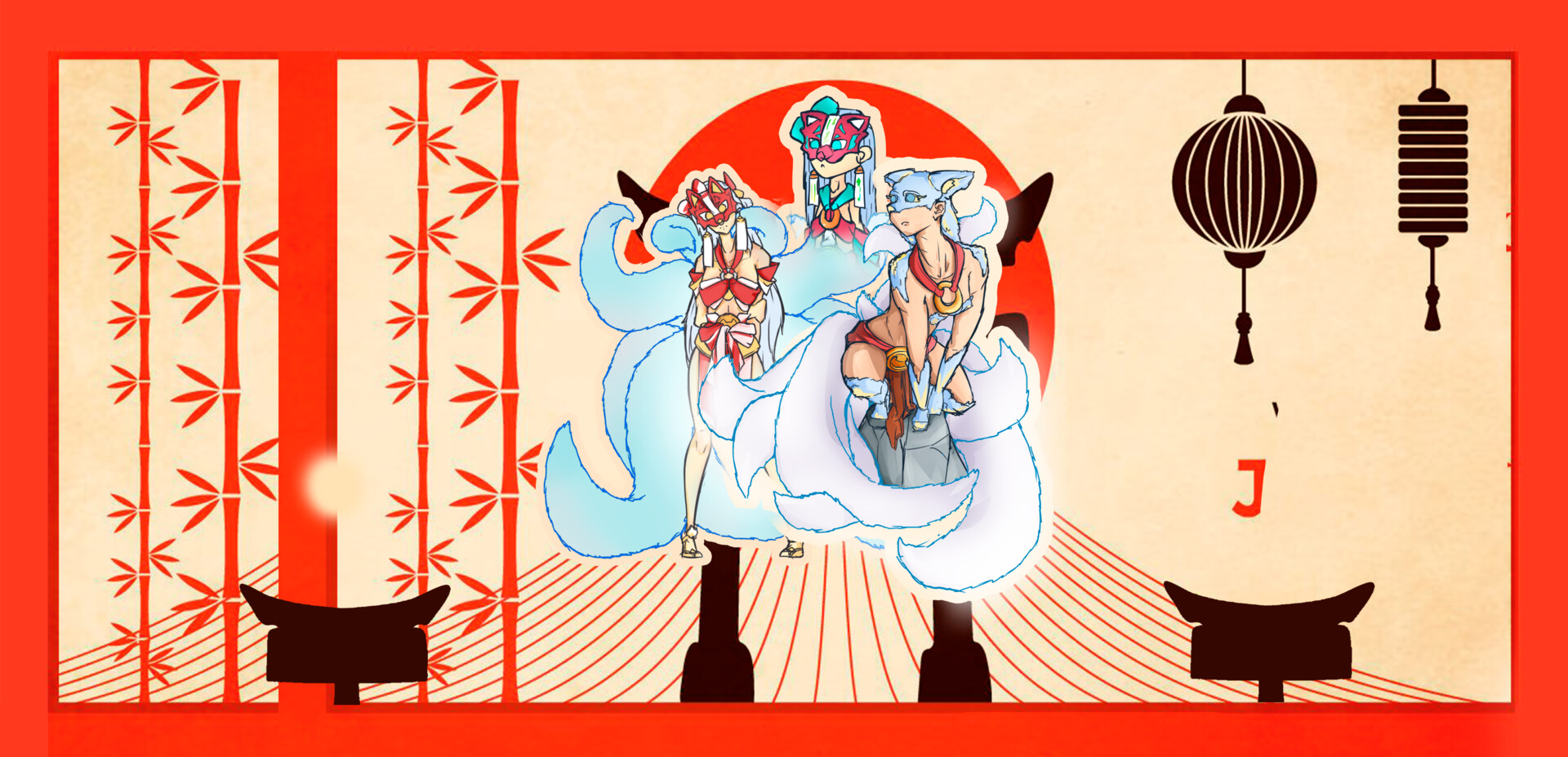 ArtStation - Kitsune Zenko Concept