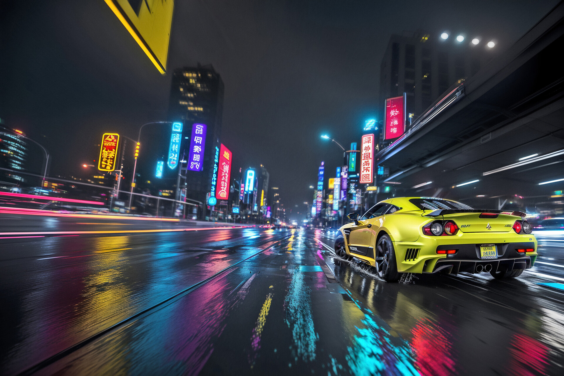 ArtStation - Velocity Chronicles: street racing under the night sky