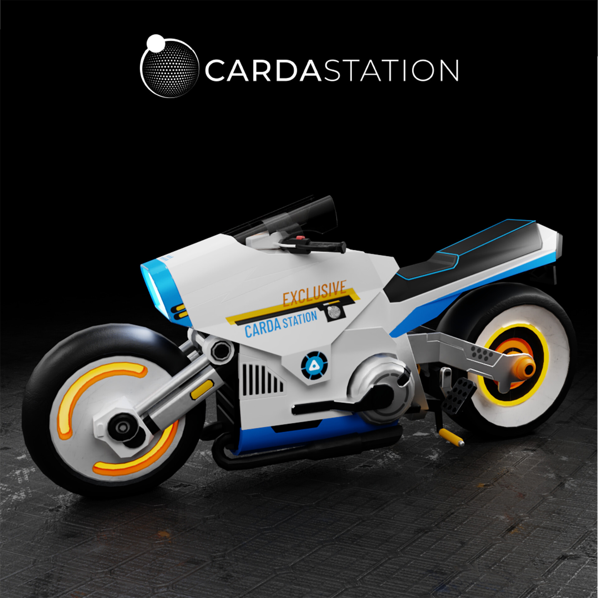 ArtStation - Sci-Fi Space Sports Bike