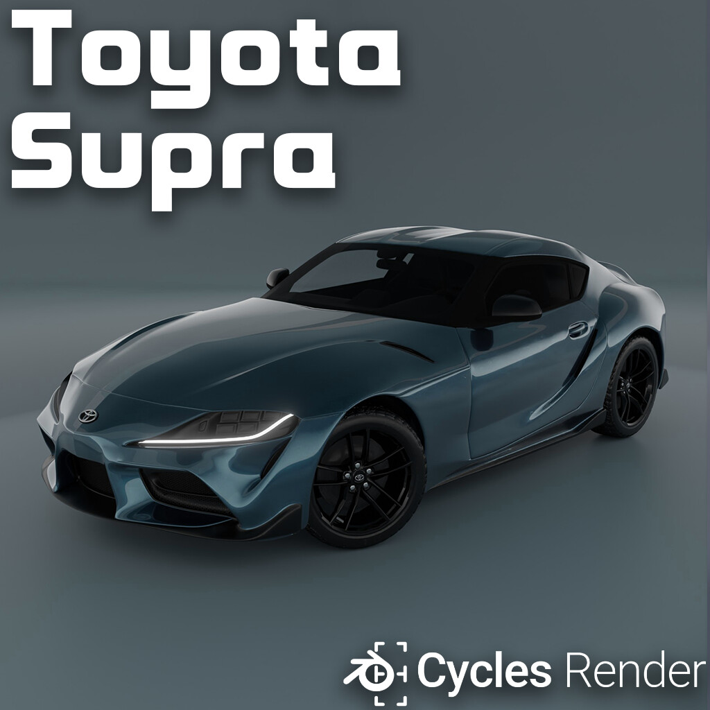 ArtStation - Toyota Supra 2021