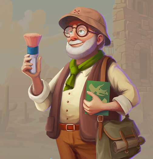 ArtStation - Archaeologist and his assistant