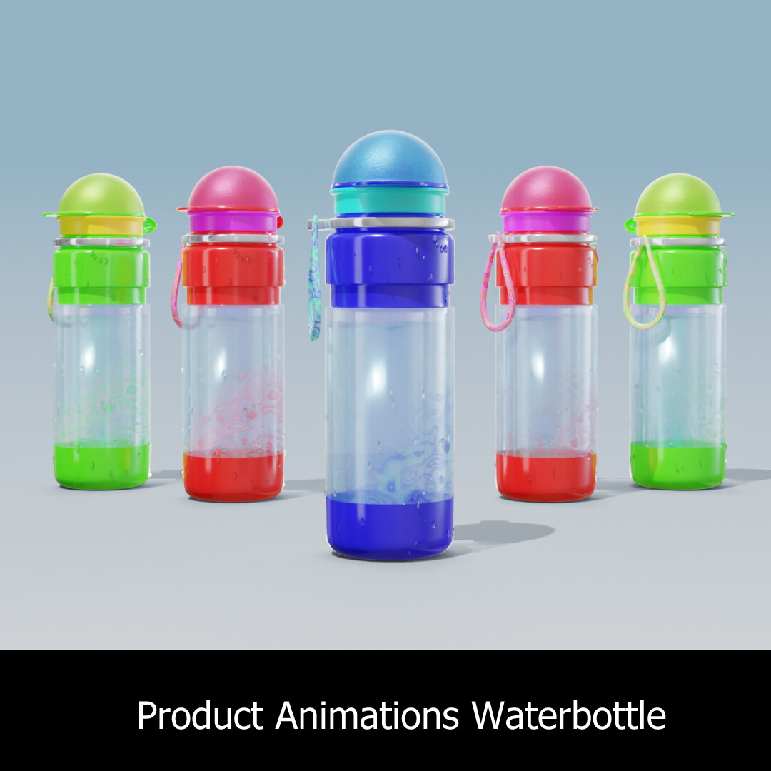 ArtStation - Product Animations Water Bottle