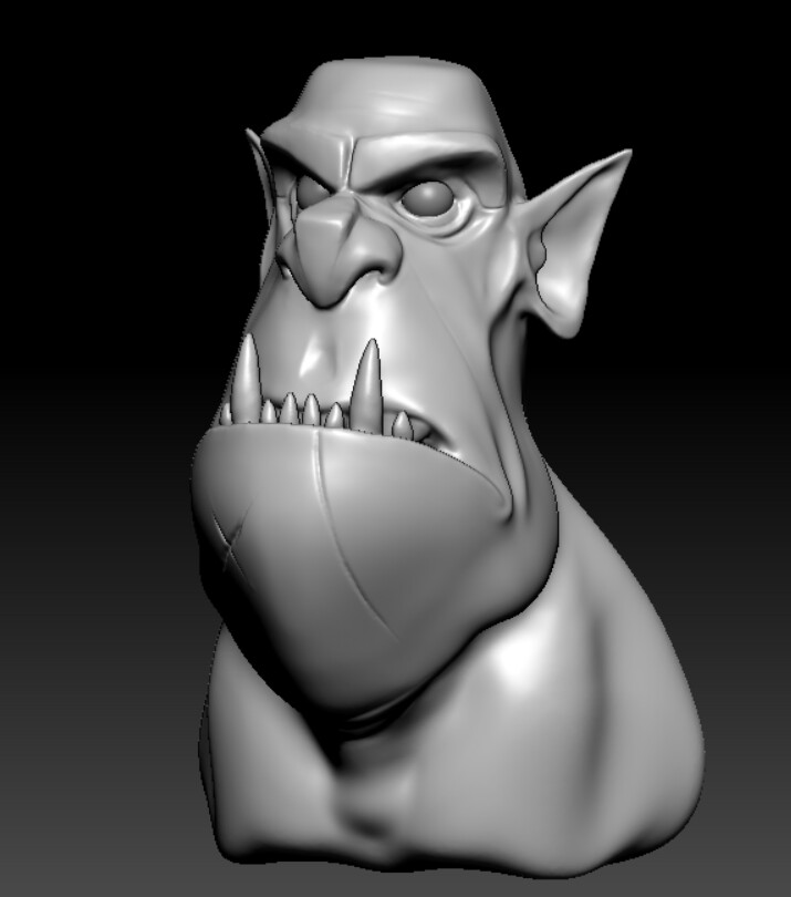 ArtStation - Head sculpt practice