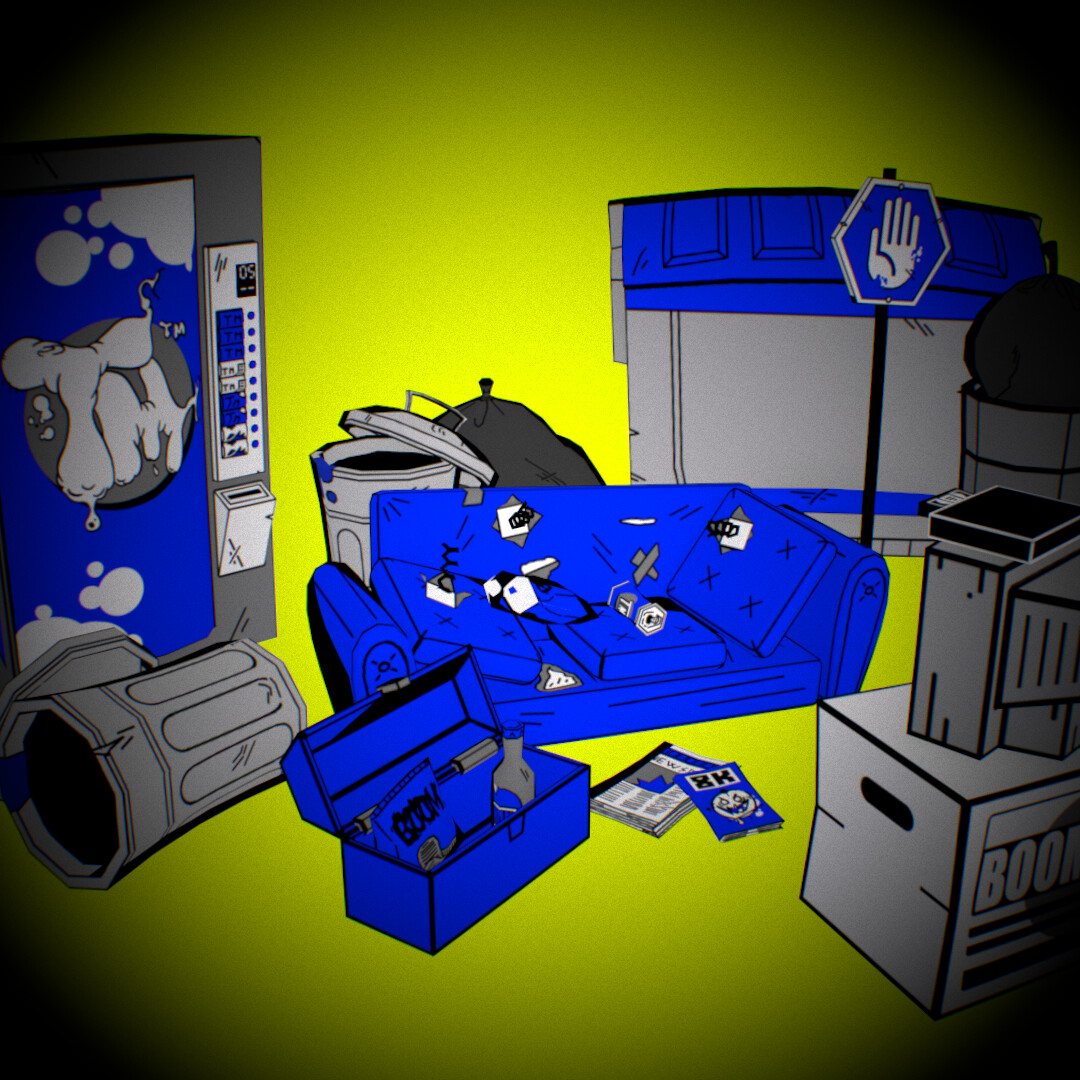 ArtStation - Boom&Box: Extra Props Pack