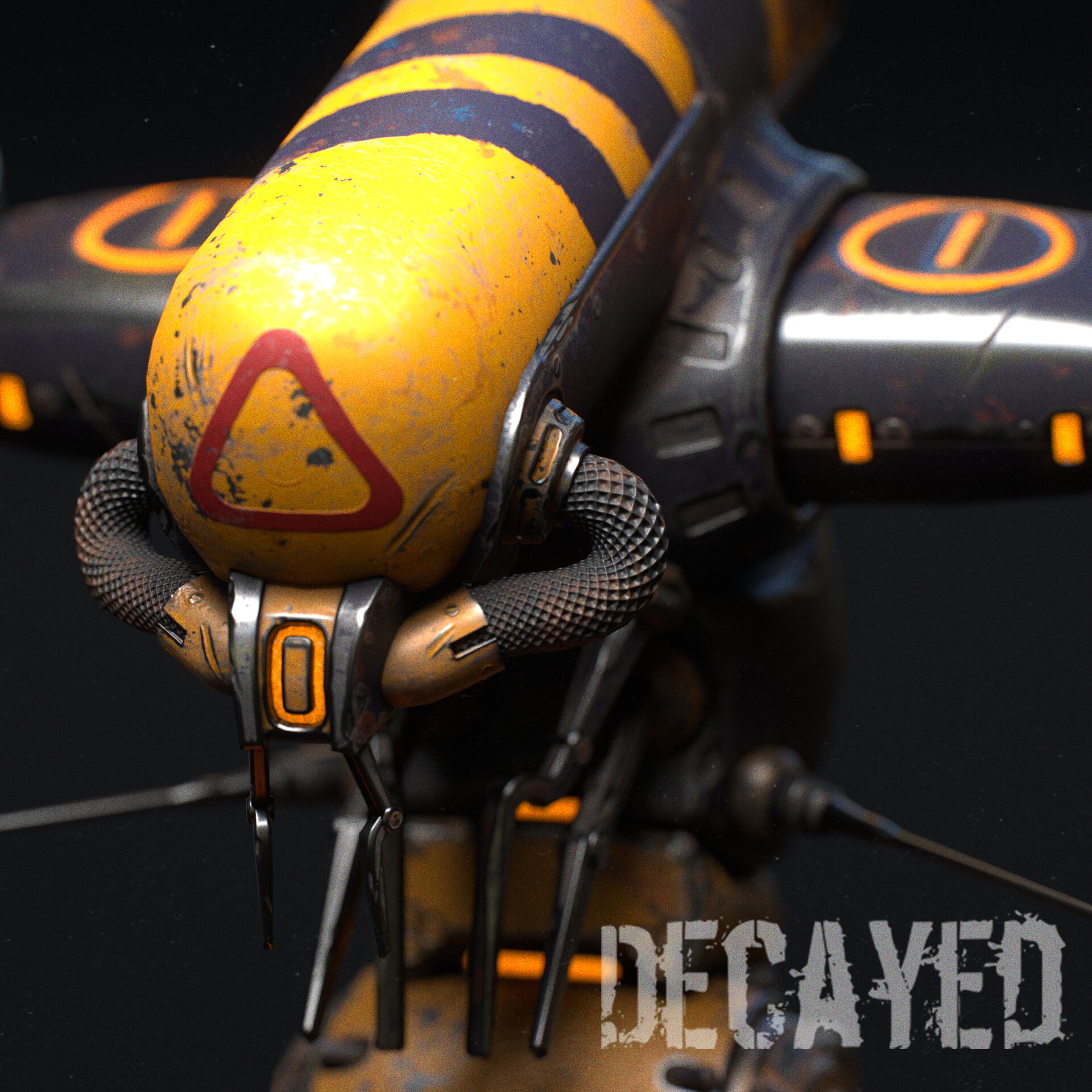 ArtStation - DECAYED - Hoverdrone Glowingbomb