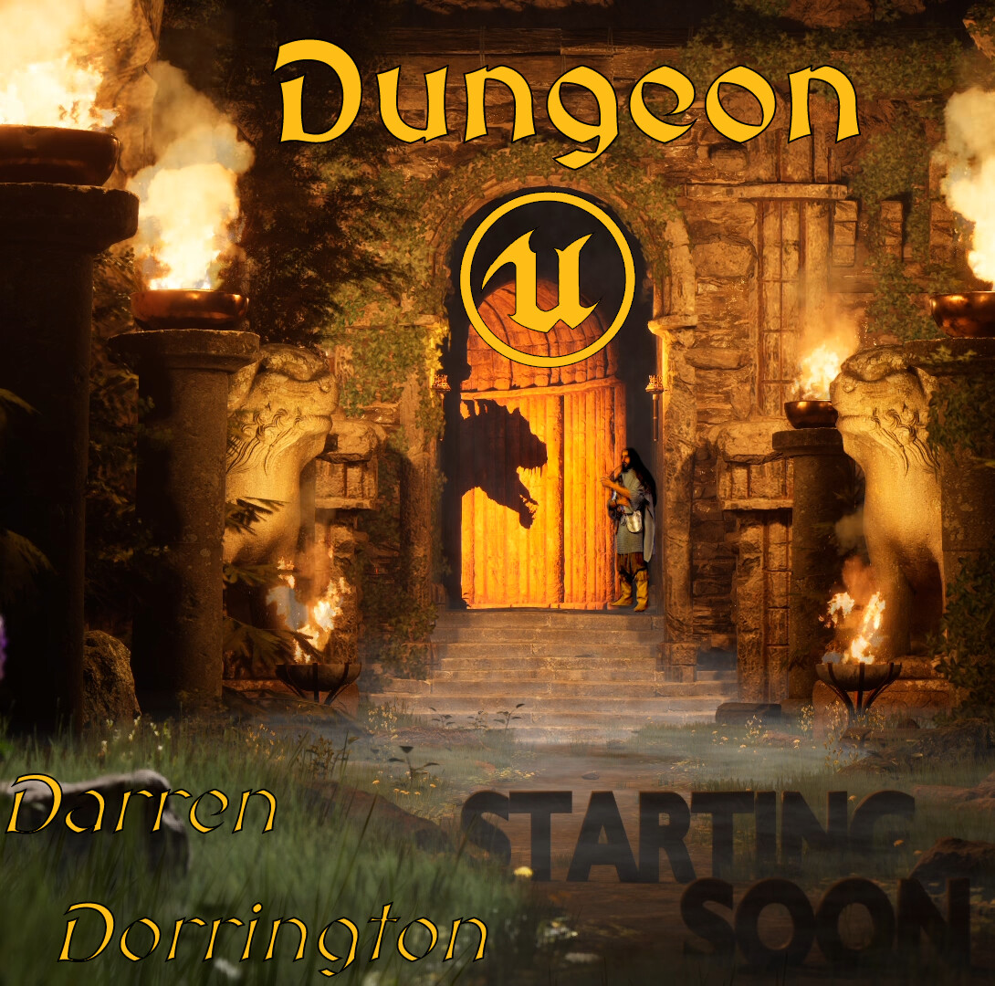 ArtStation - UE5 Dungeon Scene/Streamer Scene