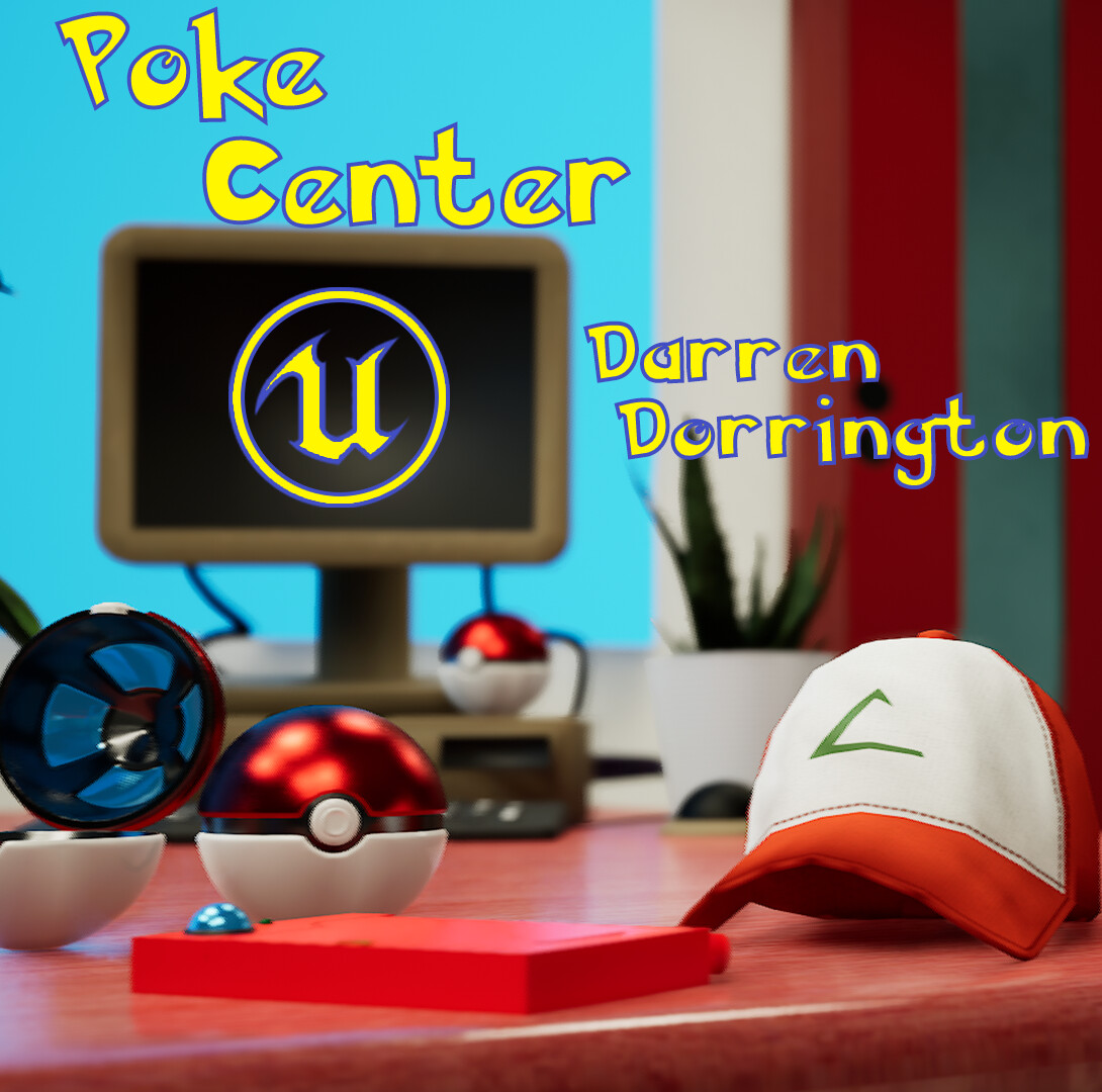 ArtStation - PokeCenter Stream Overlay