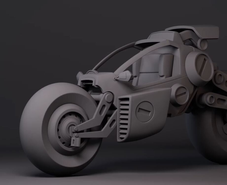 ArtStation - ANIMAL MECHA - Motorbike