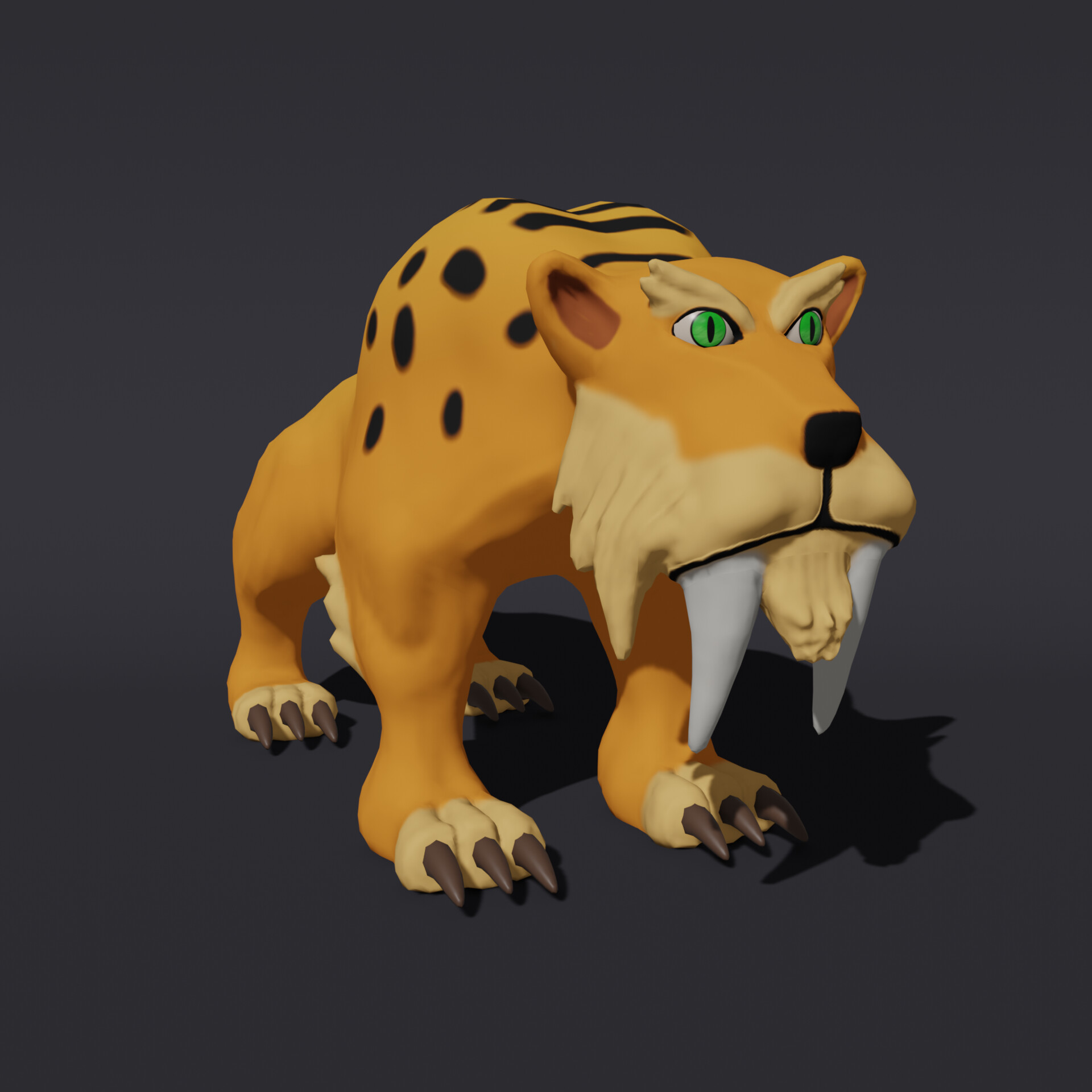 ArtStation - Sabertooth Tiger