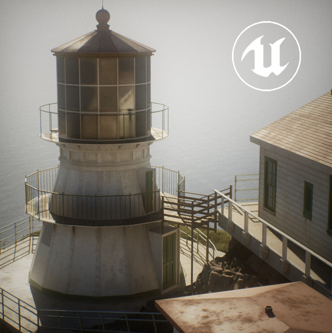 ArtStation - Point Reyes Lighthouse - The Fog