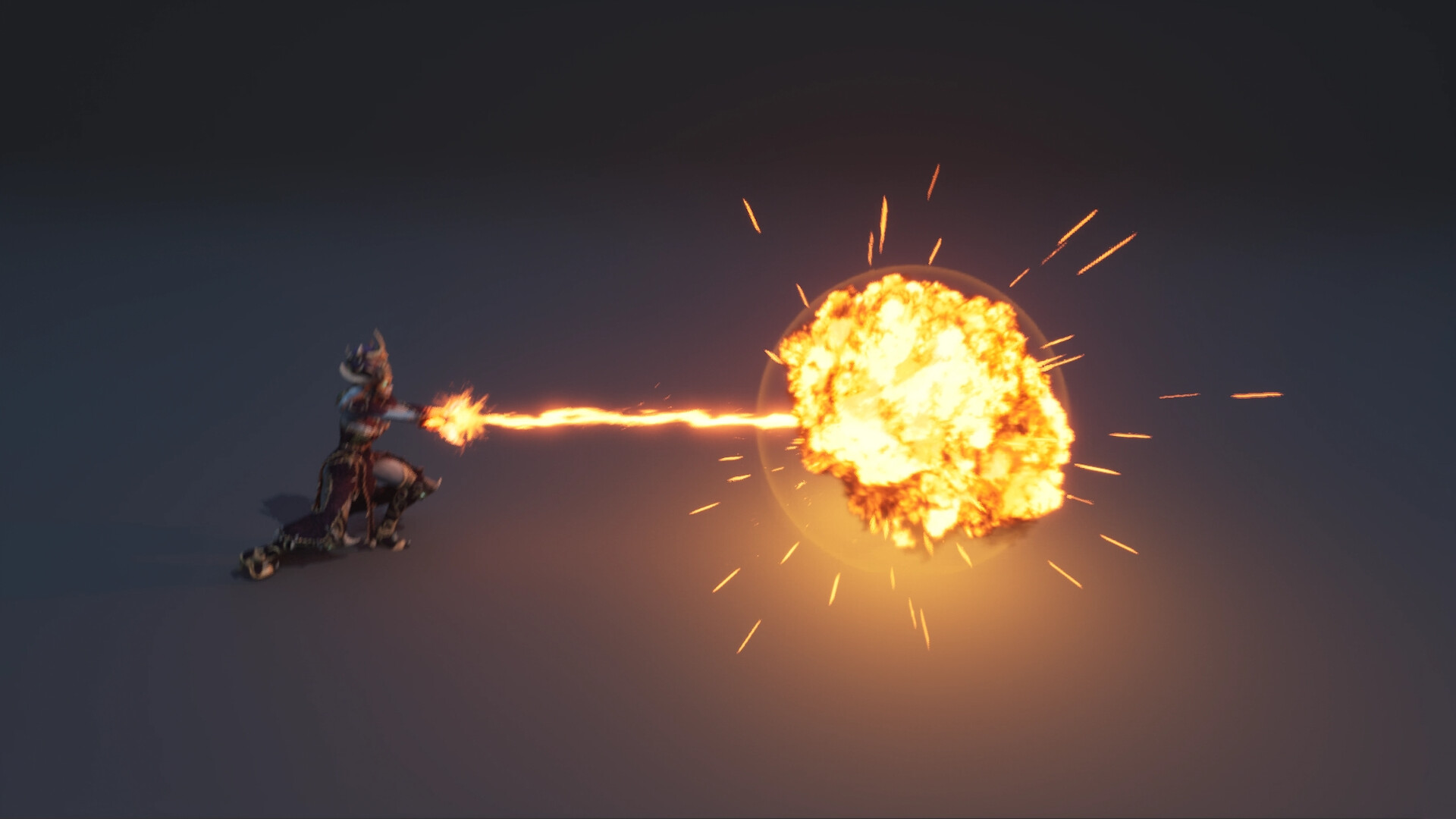 ArtStation - Fire Beam Ability VFX