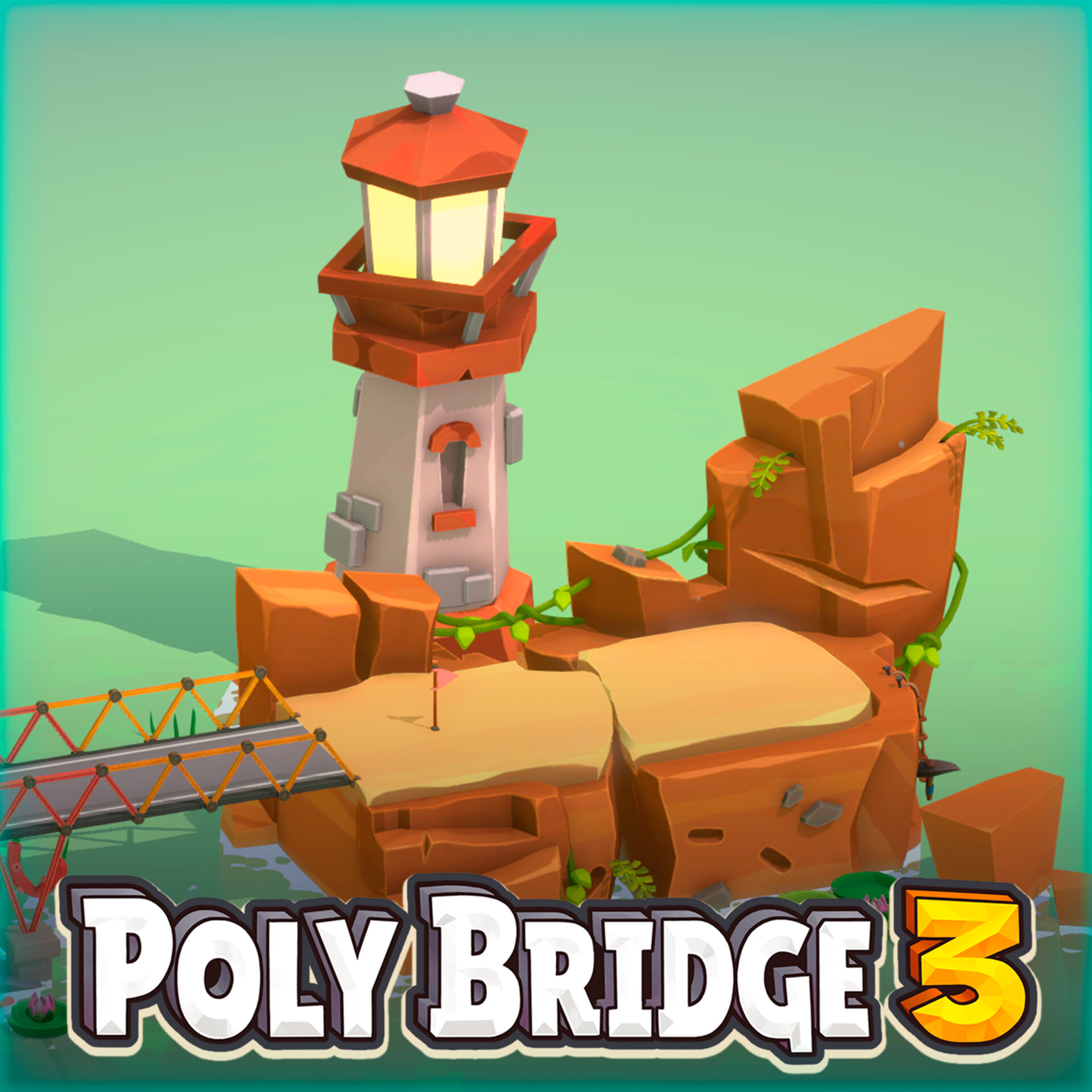 ArtStation - POLY BRIDGE 3 - CLASSIC ROCK