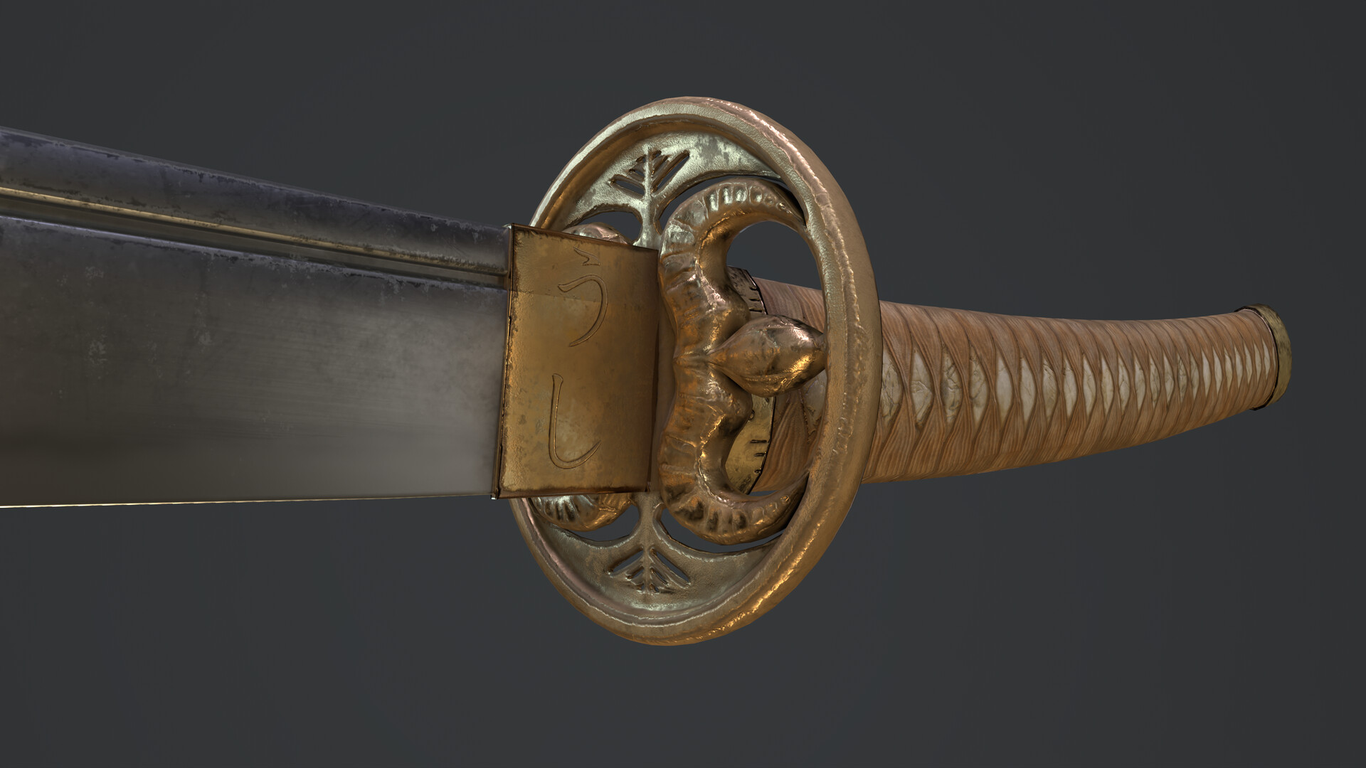 ArtStation - Buffalo Katana - Game Ready Asset