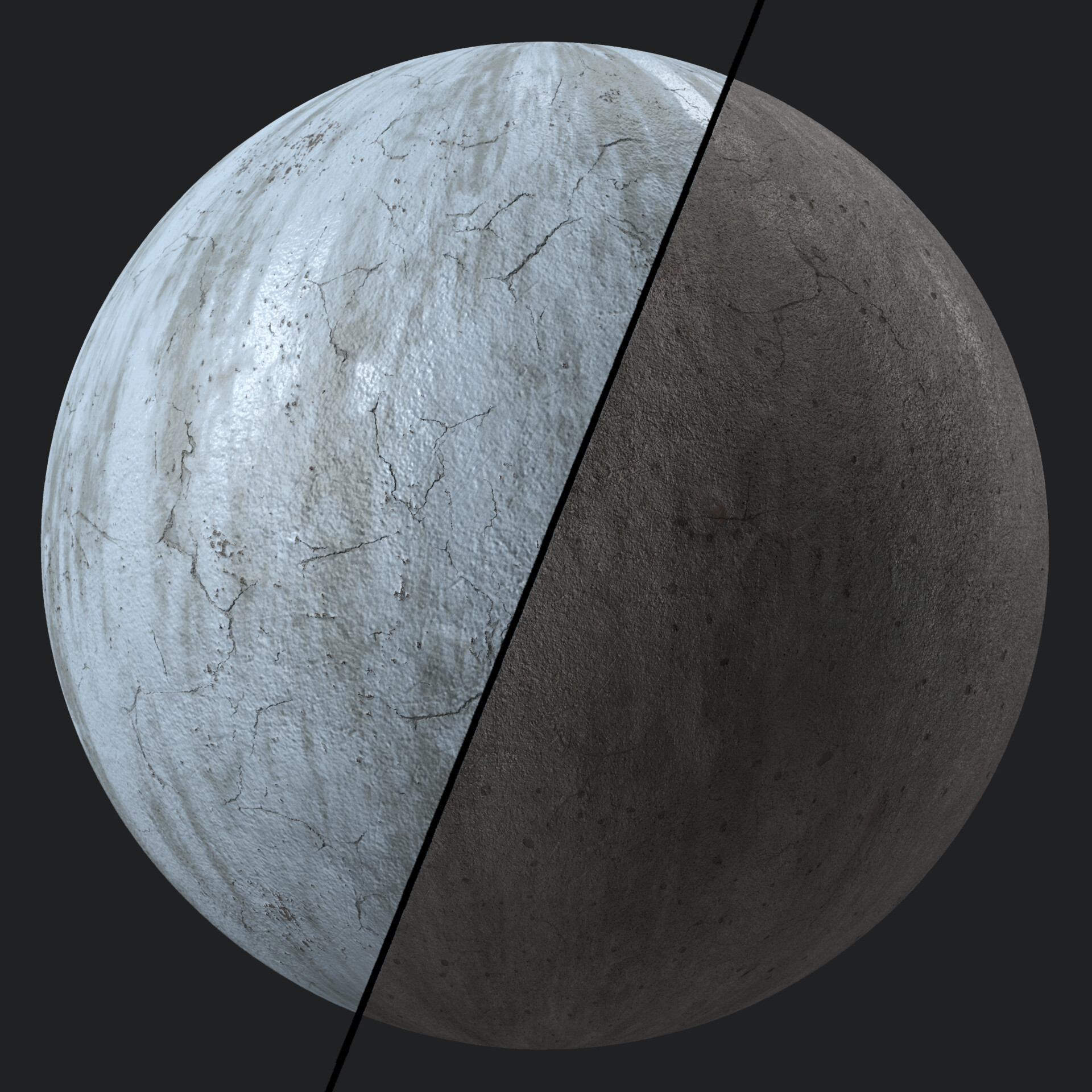 ArtStation - Plaster Materials 31- Plaster By paint, sbsar | Pbr | 4k ...