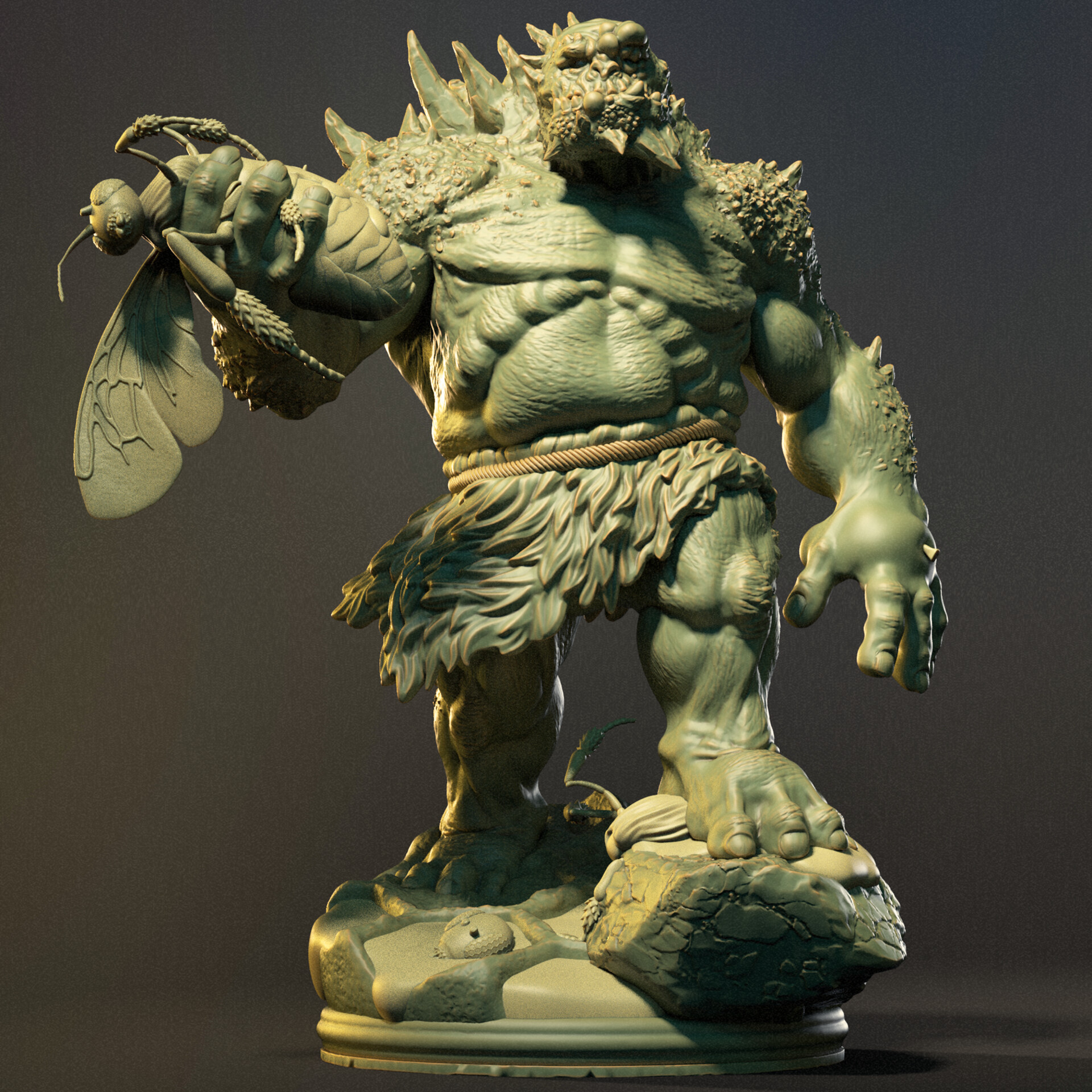ArtStation - Honeycomb Troll