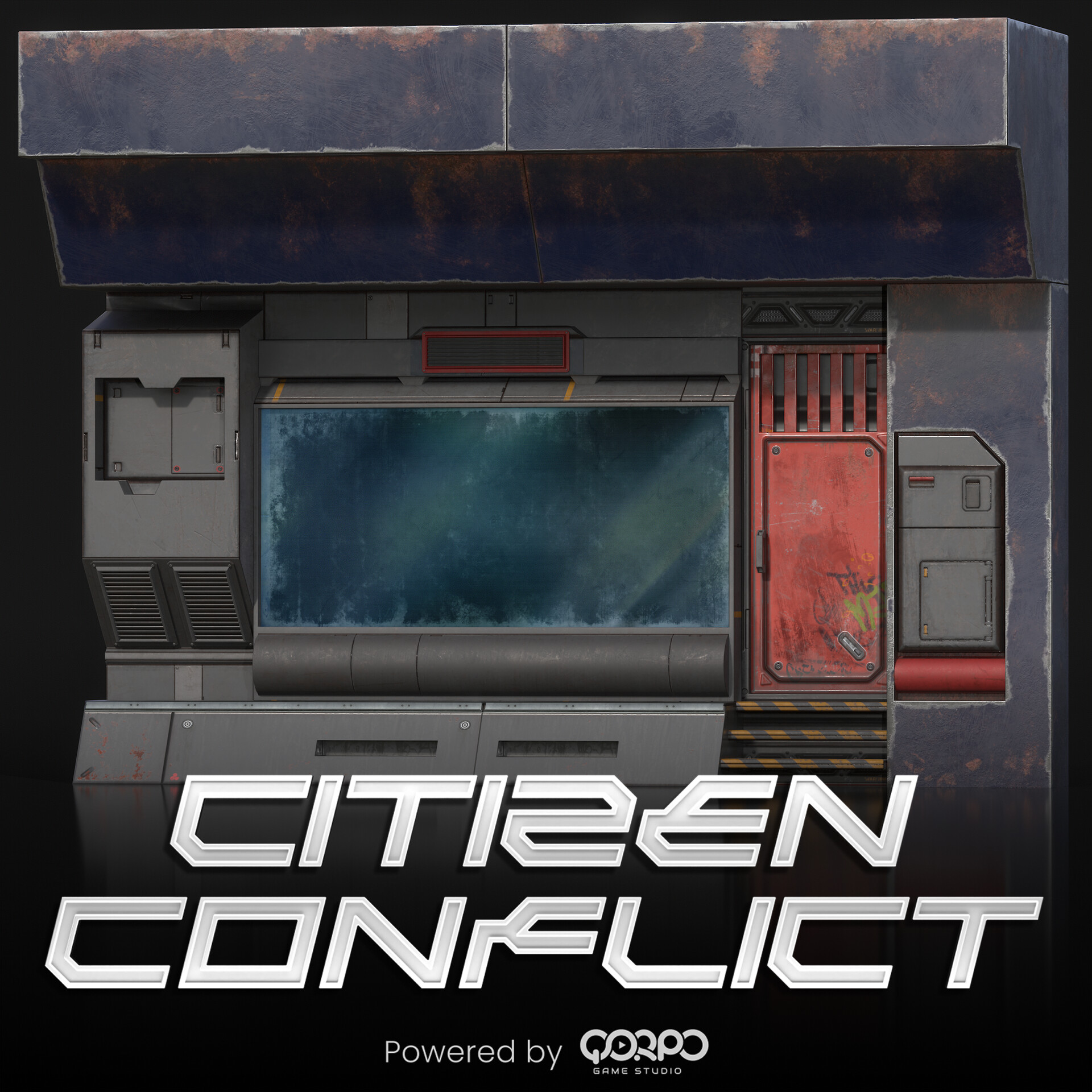 ArtStation - Citizen Conflict: Cyberpunk Shop