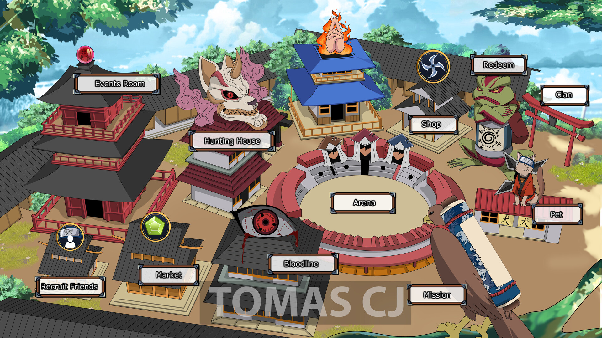 ArtStation - GAME MAP SHINOBI WARFARE