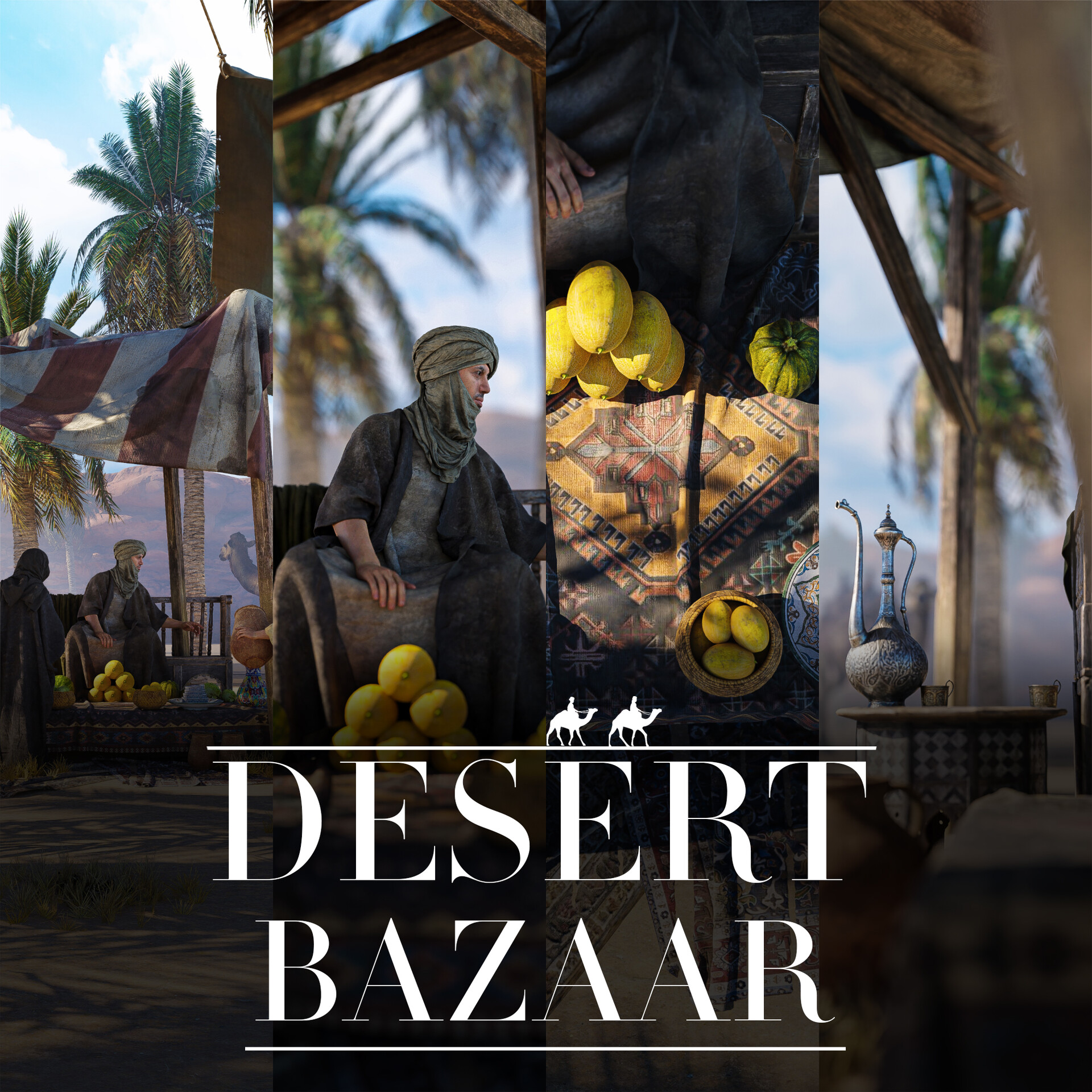ArtStation - Desert Bazaar