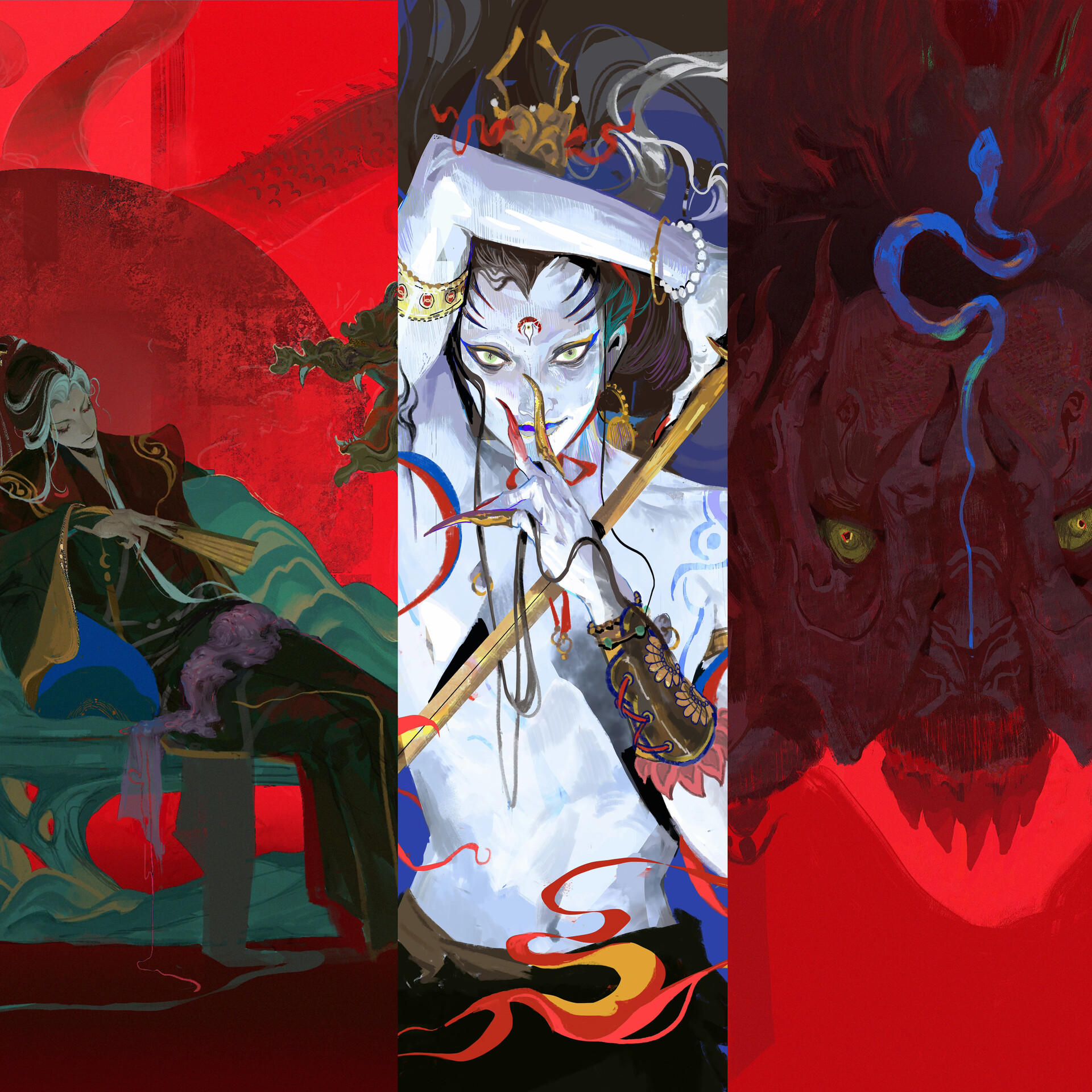 ArtStation - evil god