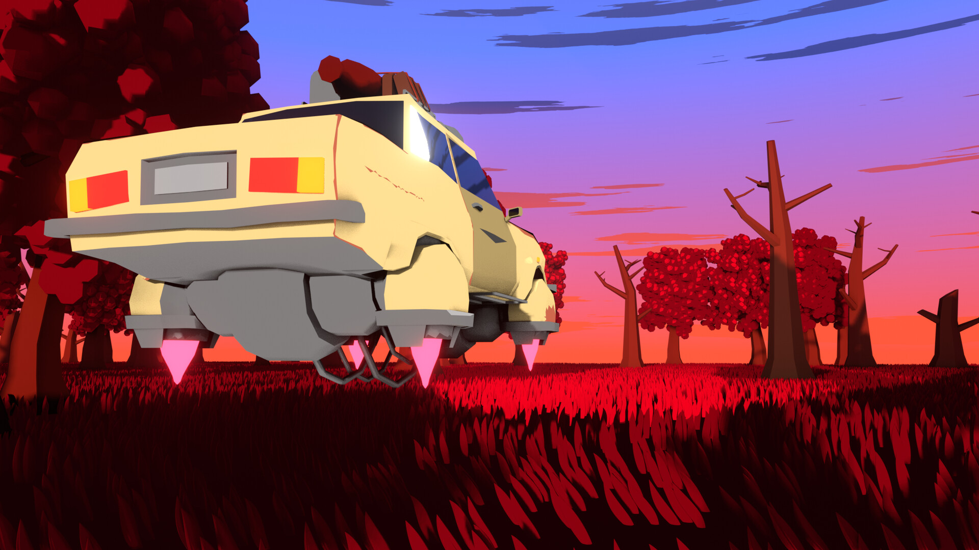 ArtStation - Stylized car animation