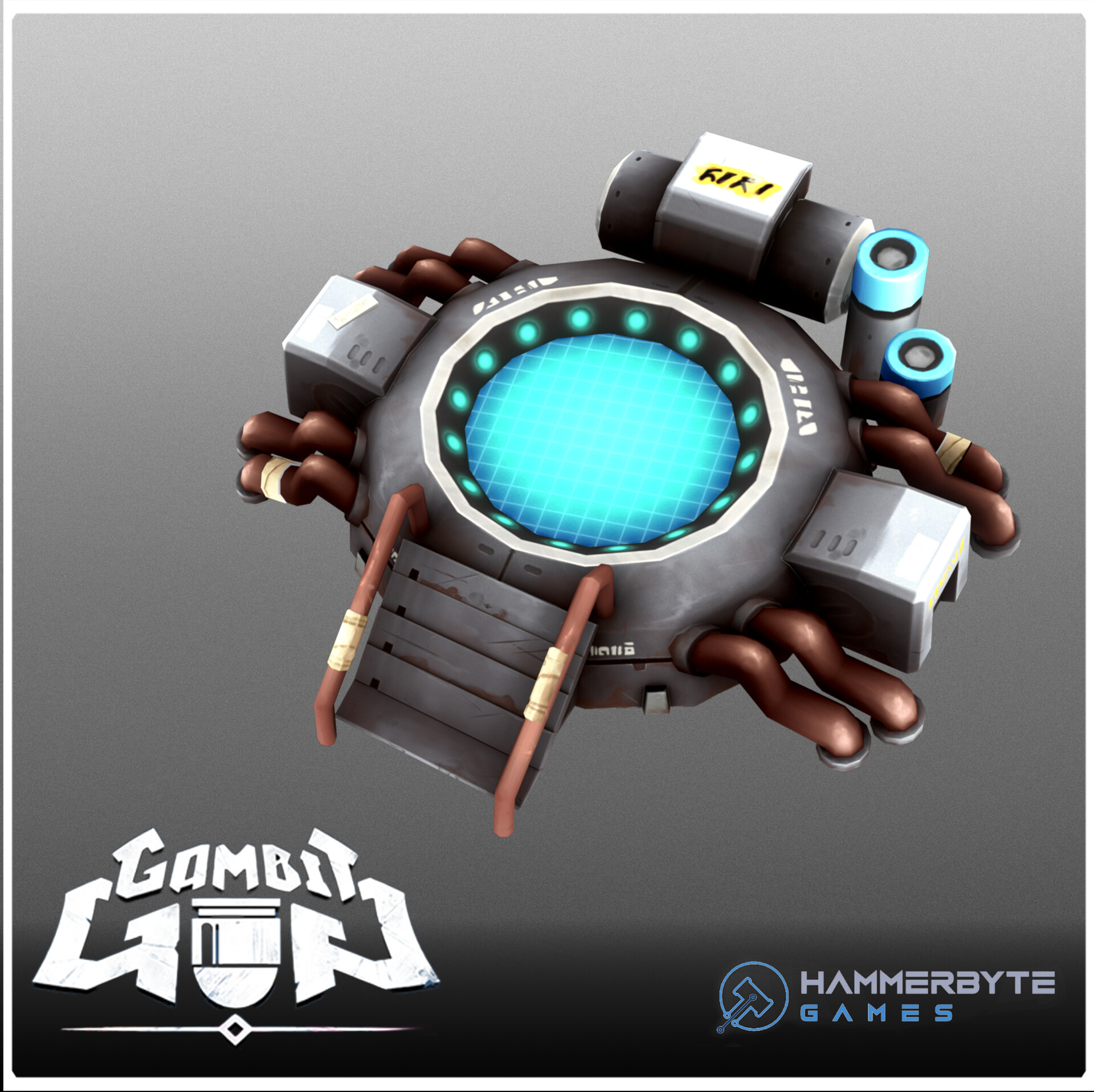 ArtStation - Gambit Gun - Hand painted portal