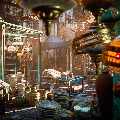 ArtStation - Bazaar Environment Kit