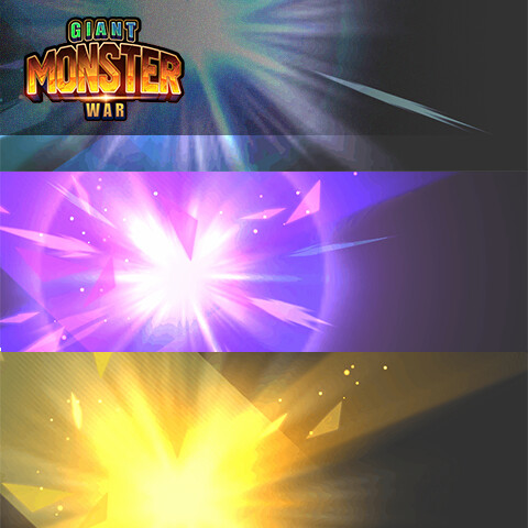ArtStation - Unity 2D Animation｜Giant Monster War 等級突破