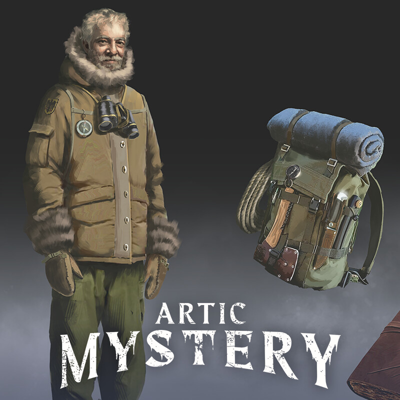 ArtStation - Artic Mystery - Archaeologist