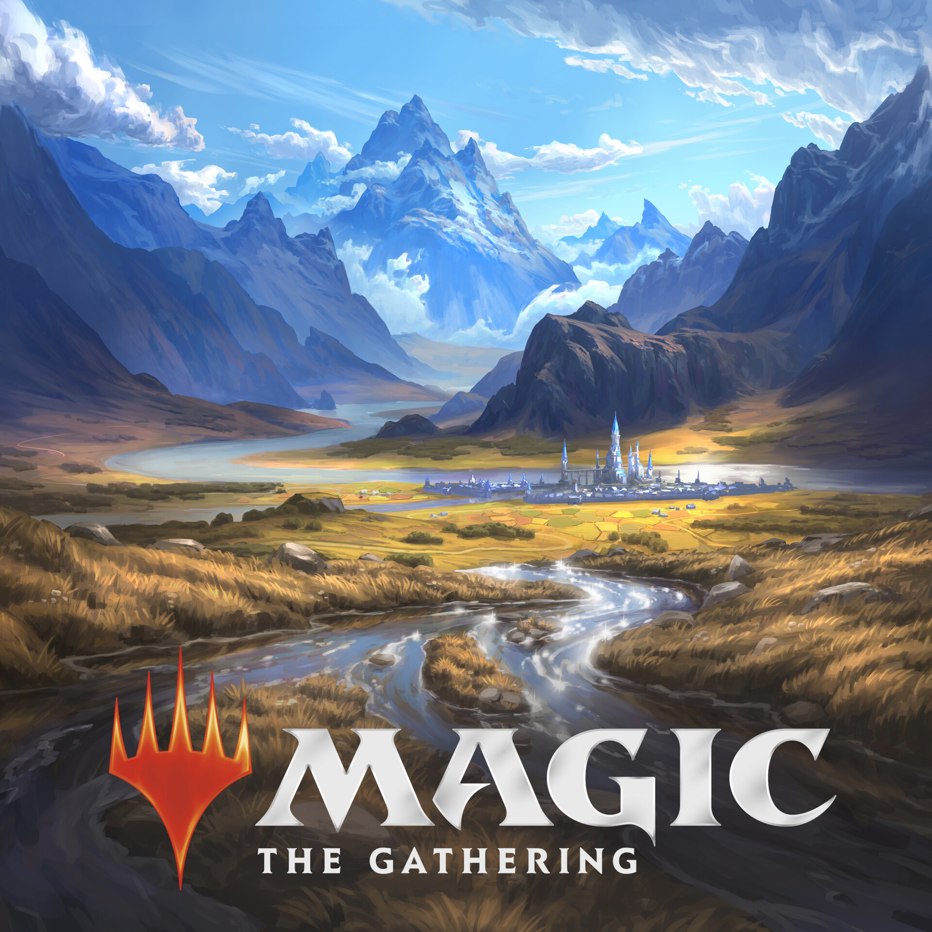 ArtStation - Prairie Stream - MTG x Lord of the Rings
