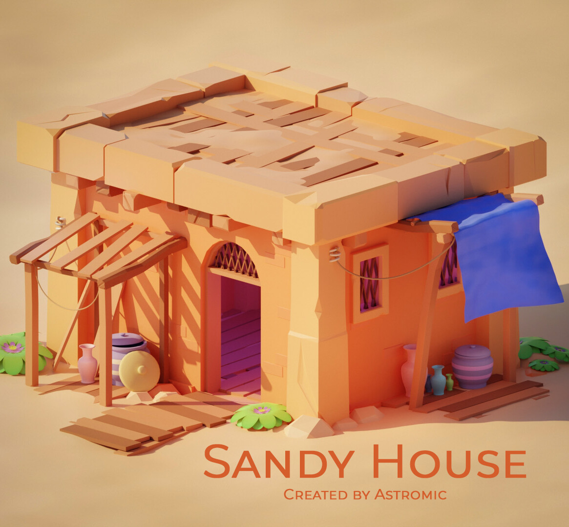 ArtStation - Sandy House