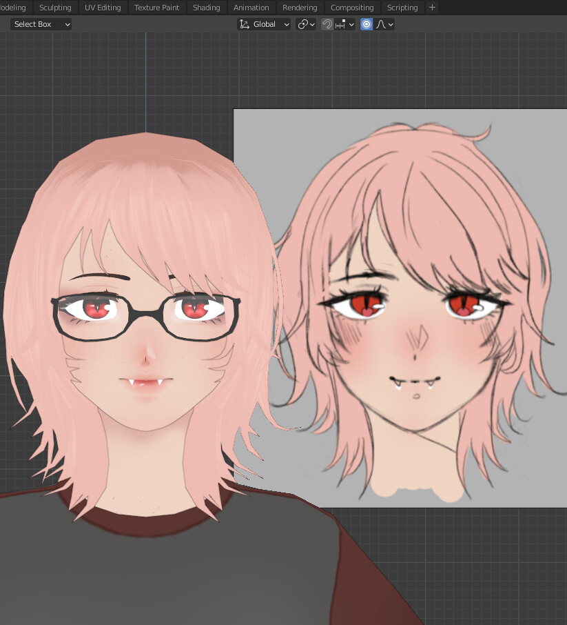 ArtStation - Comfy Vampire WIP