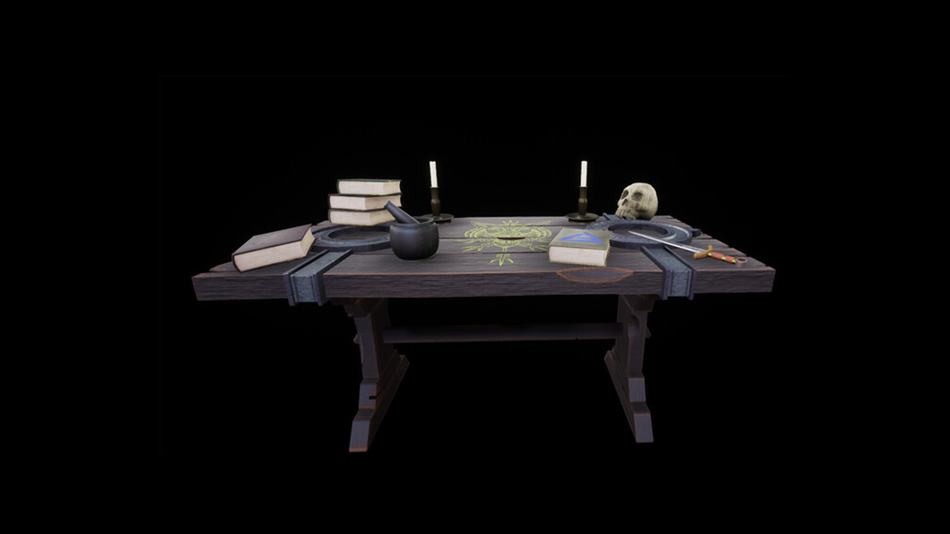 ArtStation - Game-Ready Wizard's Table