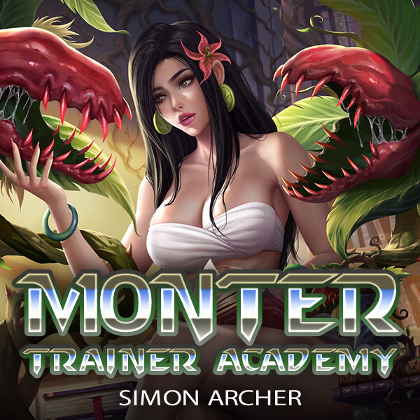 ArtStation - MONSTER TRAINER ACADEMY #5 ILLUSTRATTION COVER
