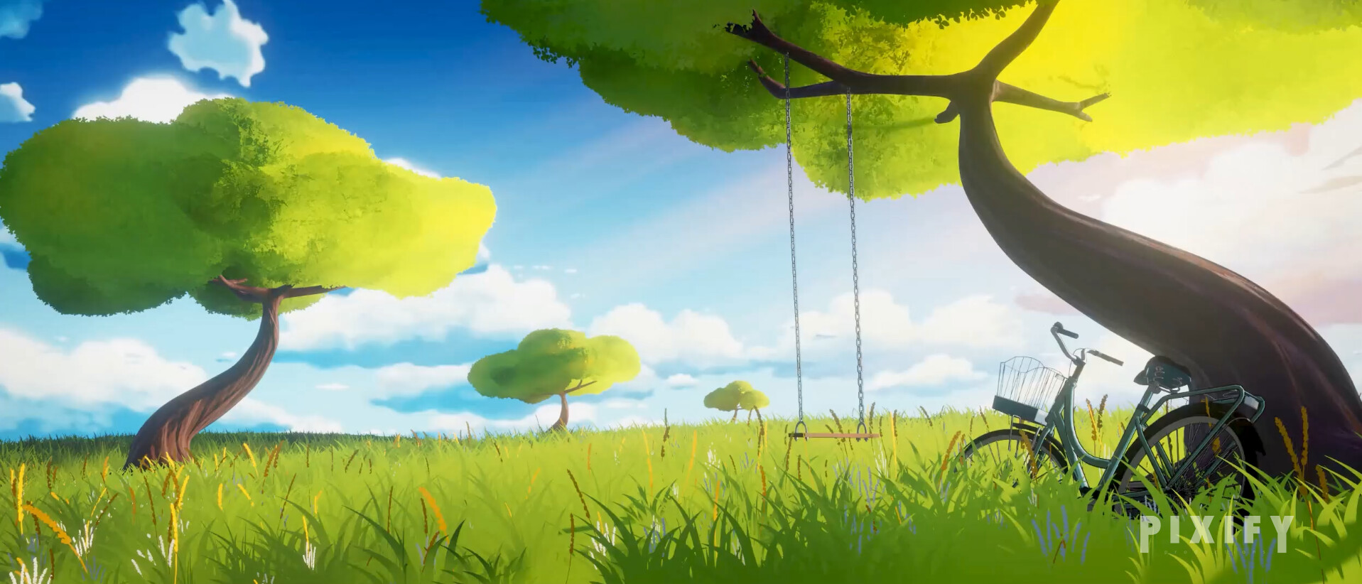 ArtStation - Stylized anime environment in Blender