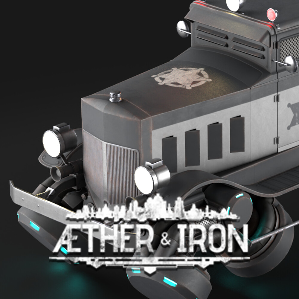 ArtStation - Aether & Iron : Police Car