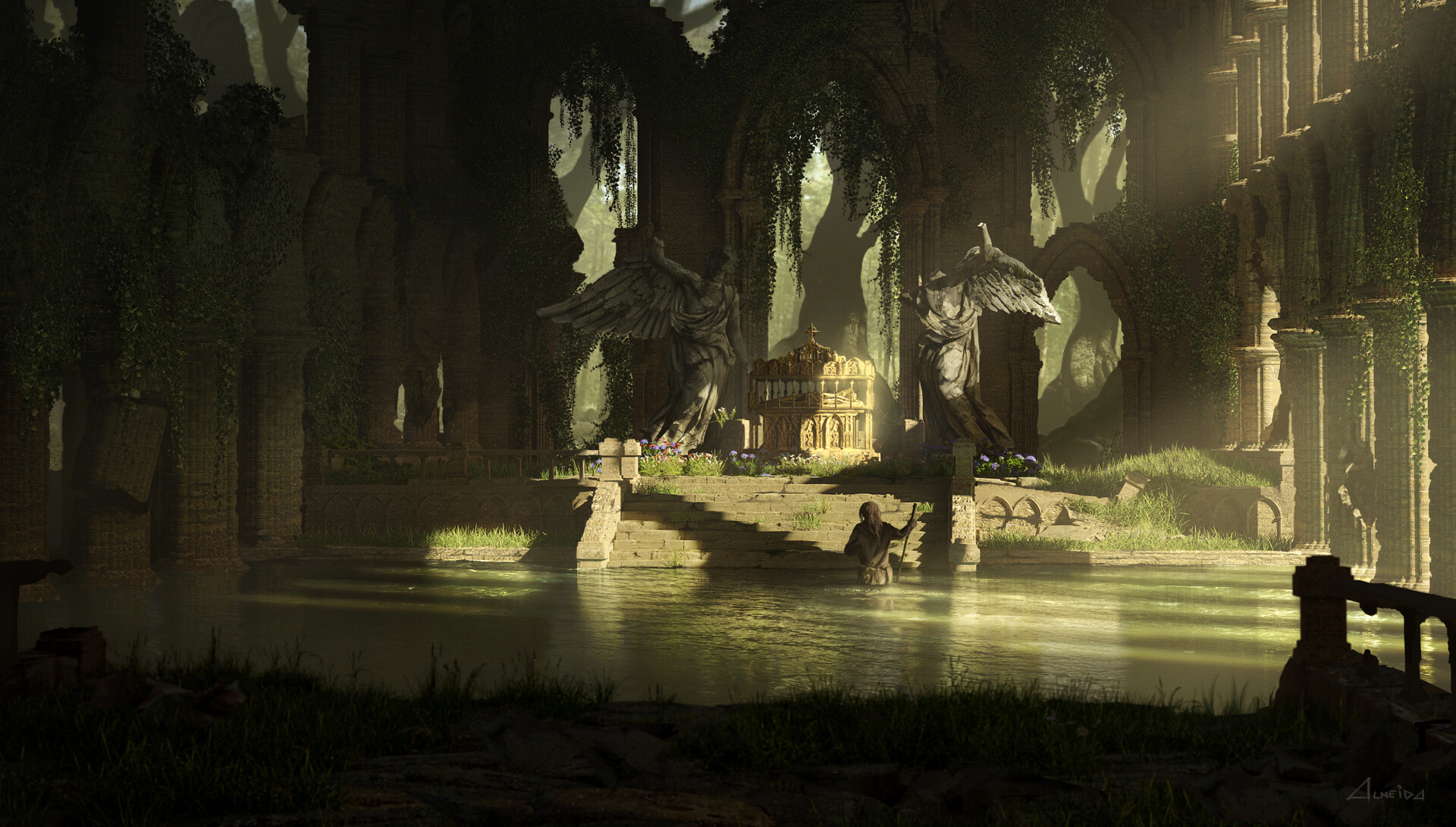 ArtStation - Avalon: King Arthur's Tomb