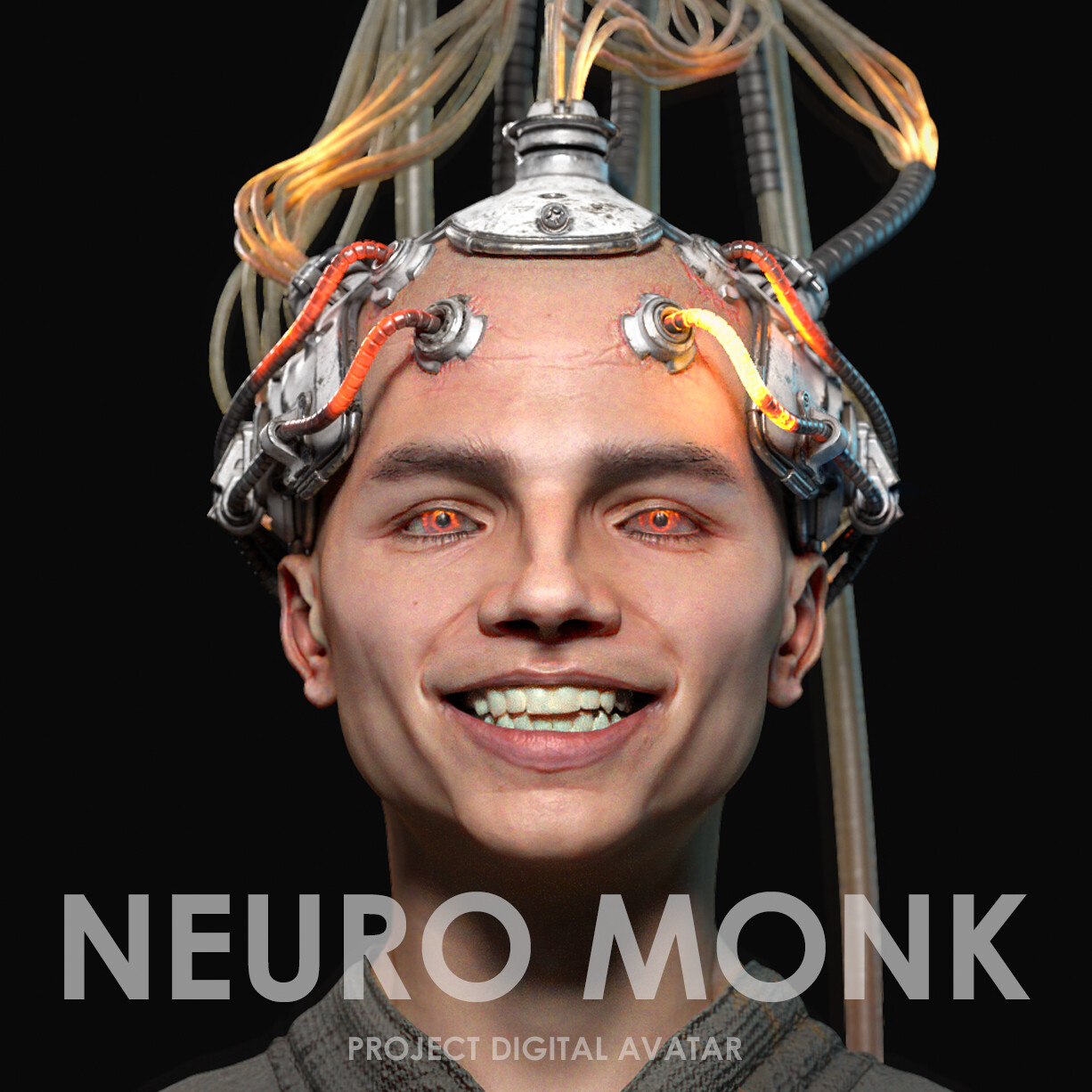 ArtStation - Neuro monk